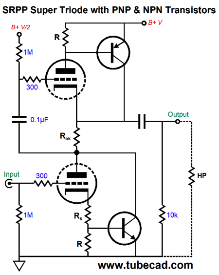 New SRPP Circuits